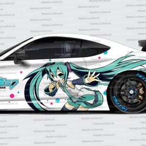 Hatsune Miku, Car Livery, Universal Size, Car Wrap, Car Decal, Car Foil ...