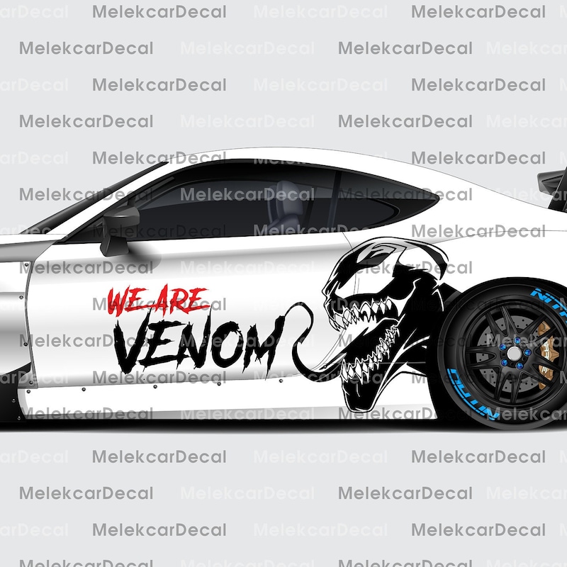 Venom Side Car Stickers - Etsy UK