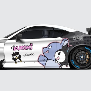Hello Kitty Kuromi Car Decals: Cuteness on the Go! Car Vinyl | Comics ...