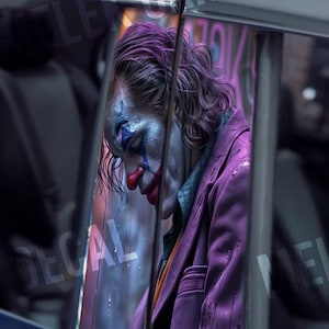 Joker Car Door Decal: Itasha-style Vehicle Wrap - Etsy