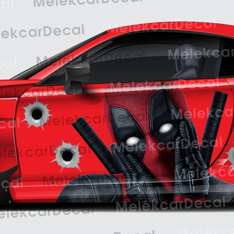 Deadpool Car Wrap - Etsy