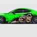 Large Skull Side Graphic Splash, Large Decal for Charger, Challenger ...