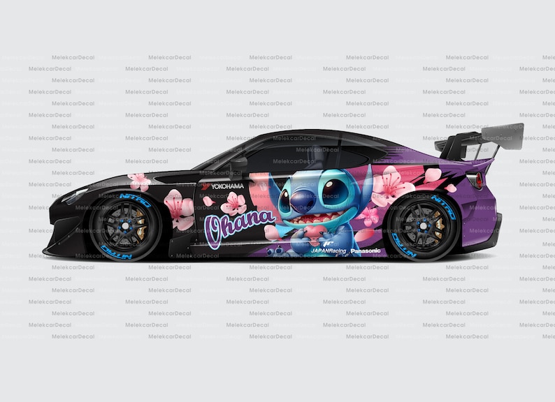 Lilo & Stitch Car Wrap: Universal Vinyl Decal - Etsy