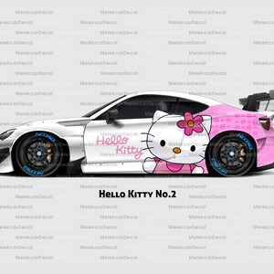 Hello Kitty Car Decal: Comics Character Car Livery - Etsy