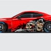 Large Skull Side Graphic Splash, Large Decal for Charger, Challenger ...