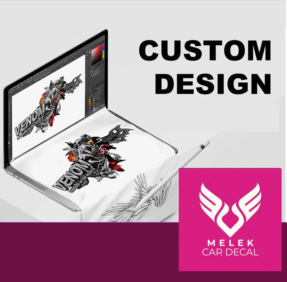 Custom Design, Universal Size, Car Decal VENOM - Etsy