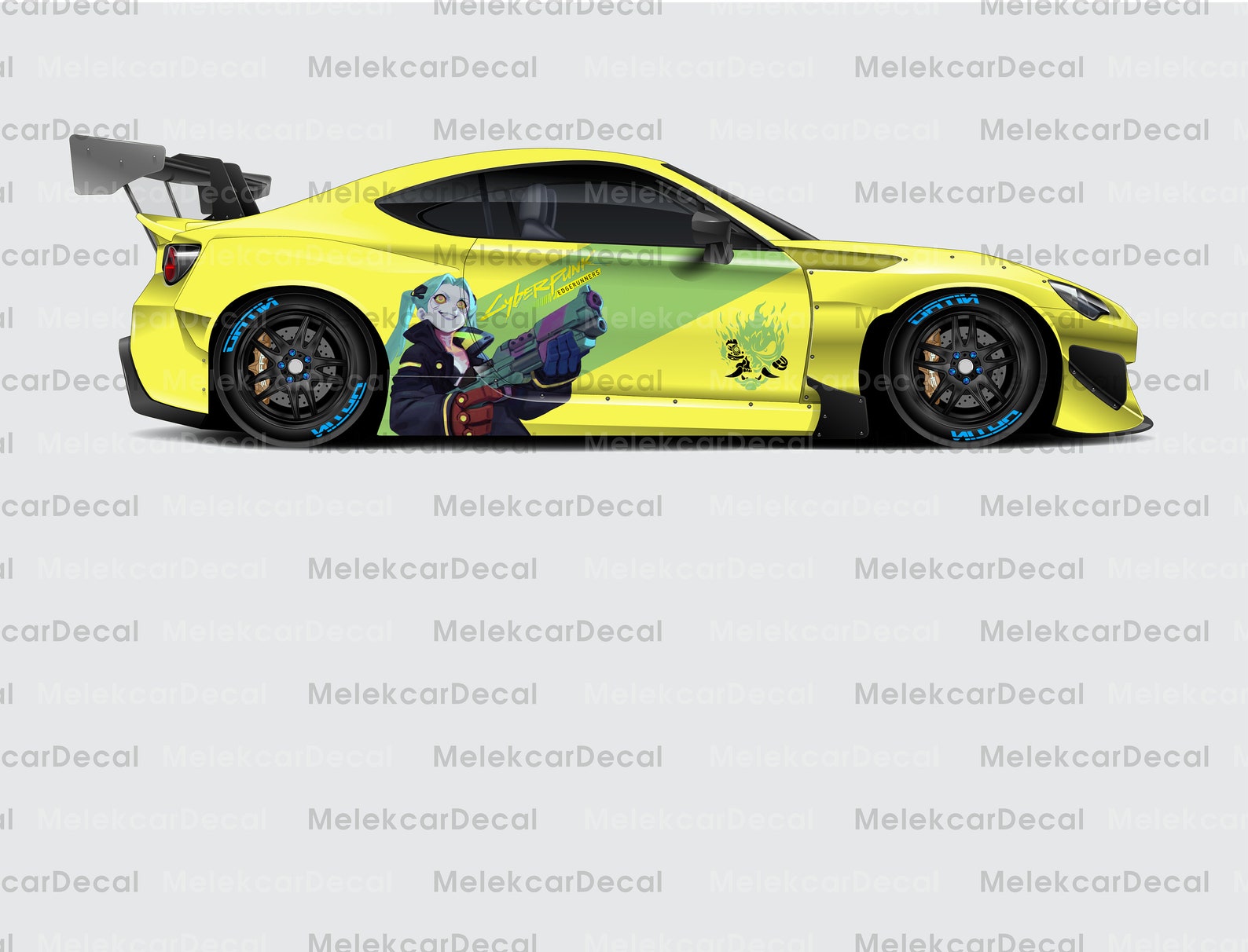 Cyberpunk 2077 Livery, Large Vehicle Graphics, Side Car Decal ...