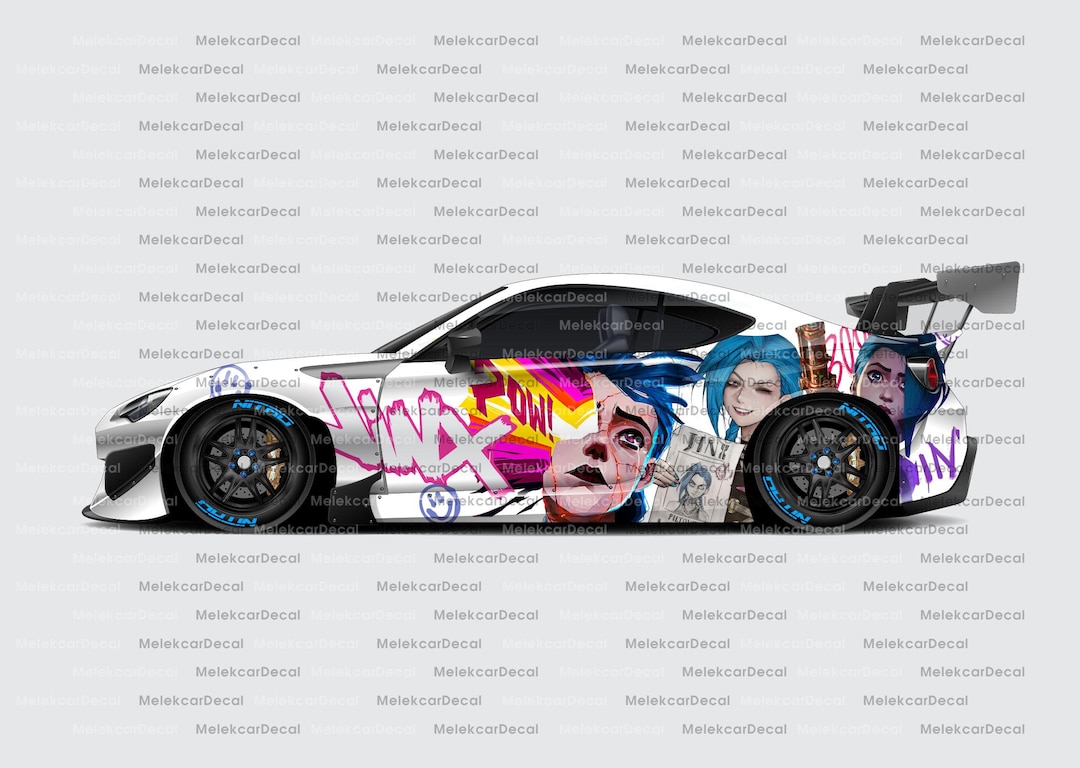 Jinx | League of Legends | Crazy Style Hits the Streets | Car Decal ...