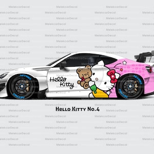 Hello Kitty Car Decal: Comics Character Car Livery - Etsy