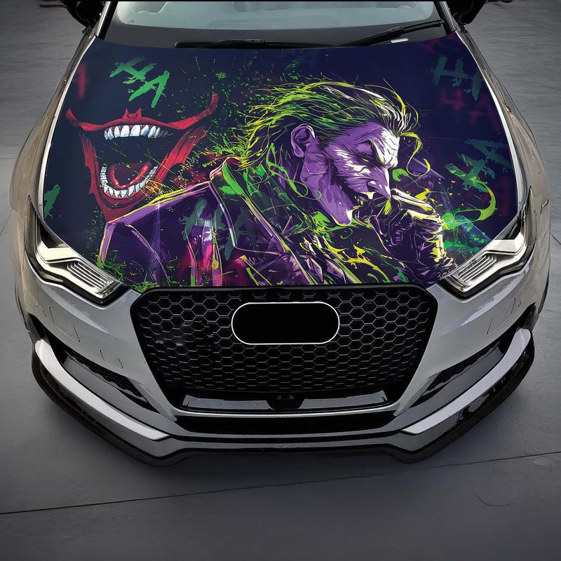 Joker Wrapped in Car - Etsy