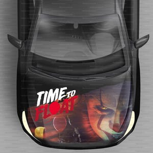 Halloween Pennywise IT, Horrorclown, Car Livery, Universal Size, Car ...
