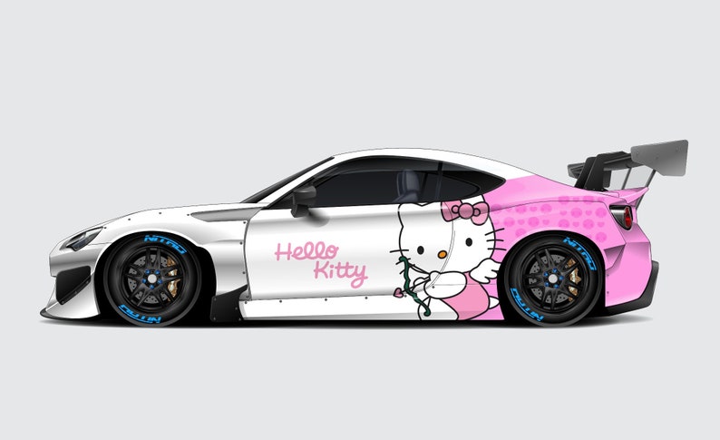 Hello Kitty Car Decals: Cuteness on the Go Car Vinyl Comics Character ...