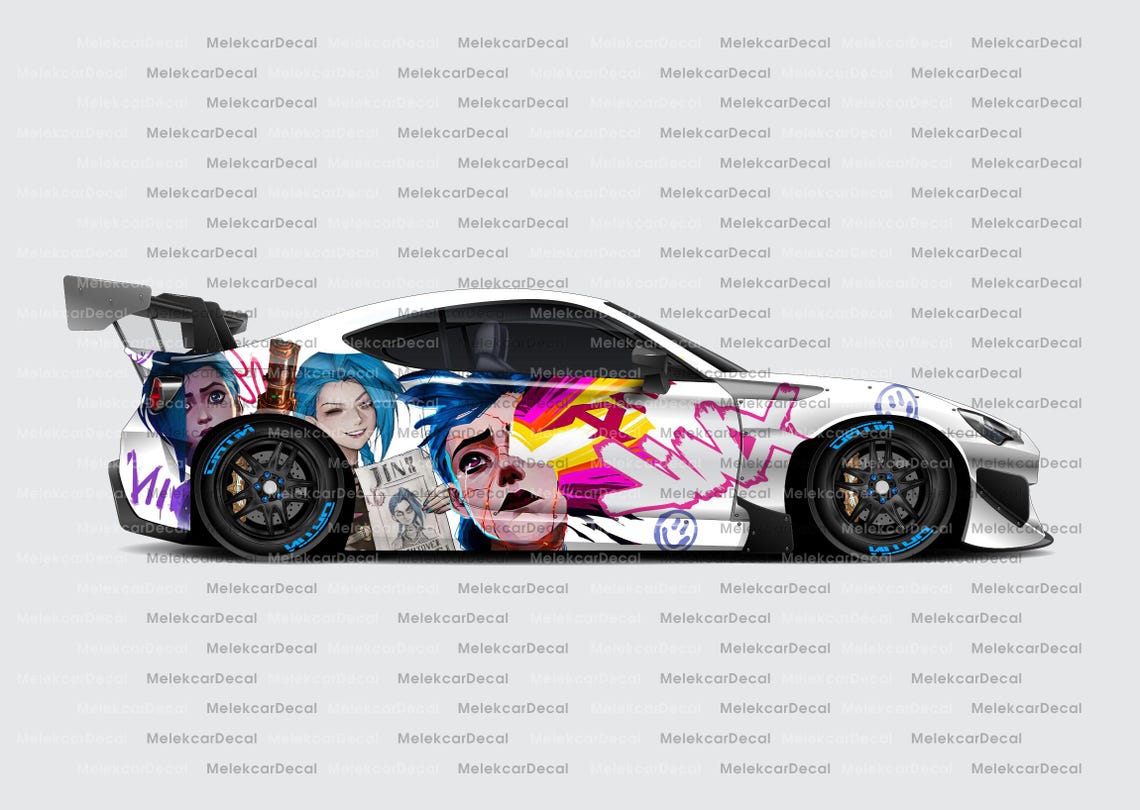 Jinx | League of Legends | Crazy Style Hits the Streets | Car Decal ...