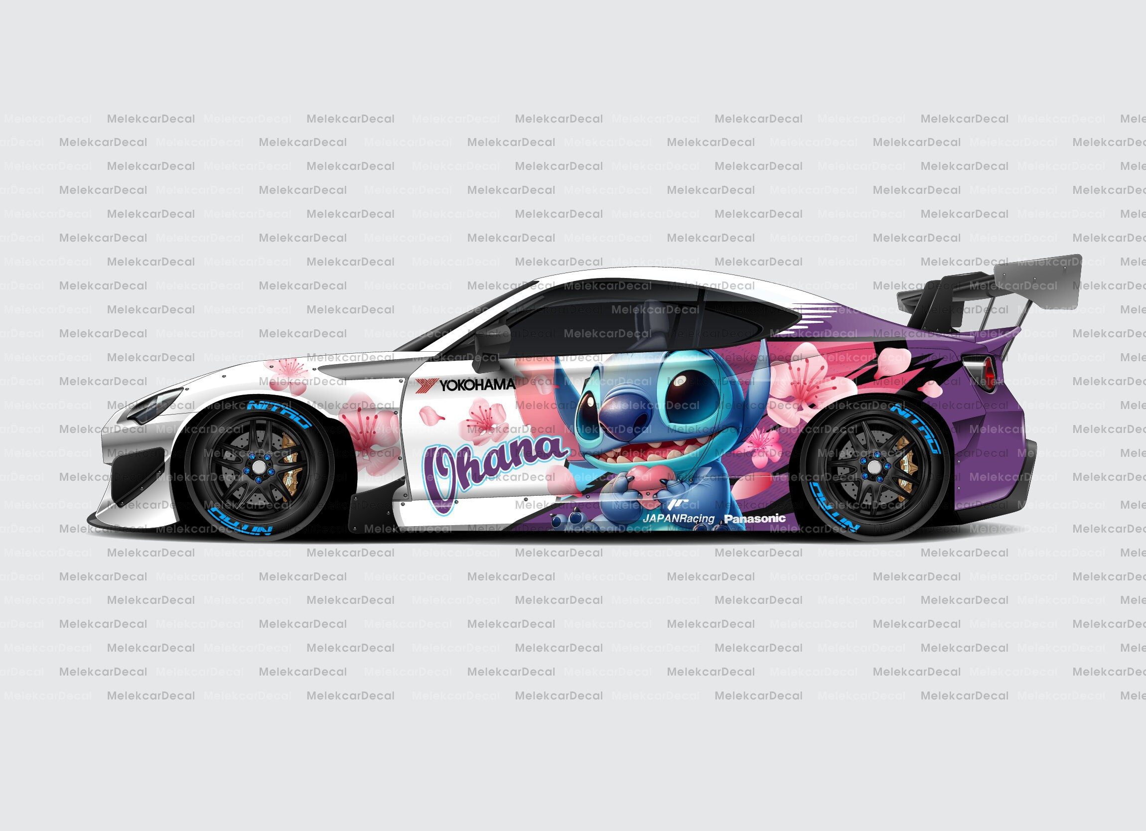 Lilo & Stitch Design, Car Livery, Truck, Pickup Vinyl Wrap, Universal ...