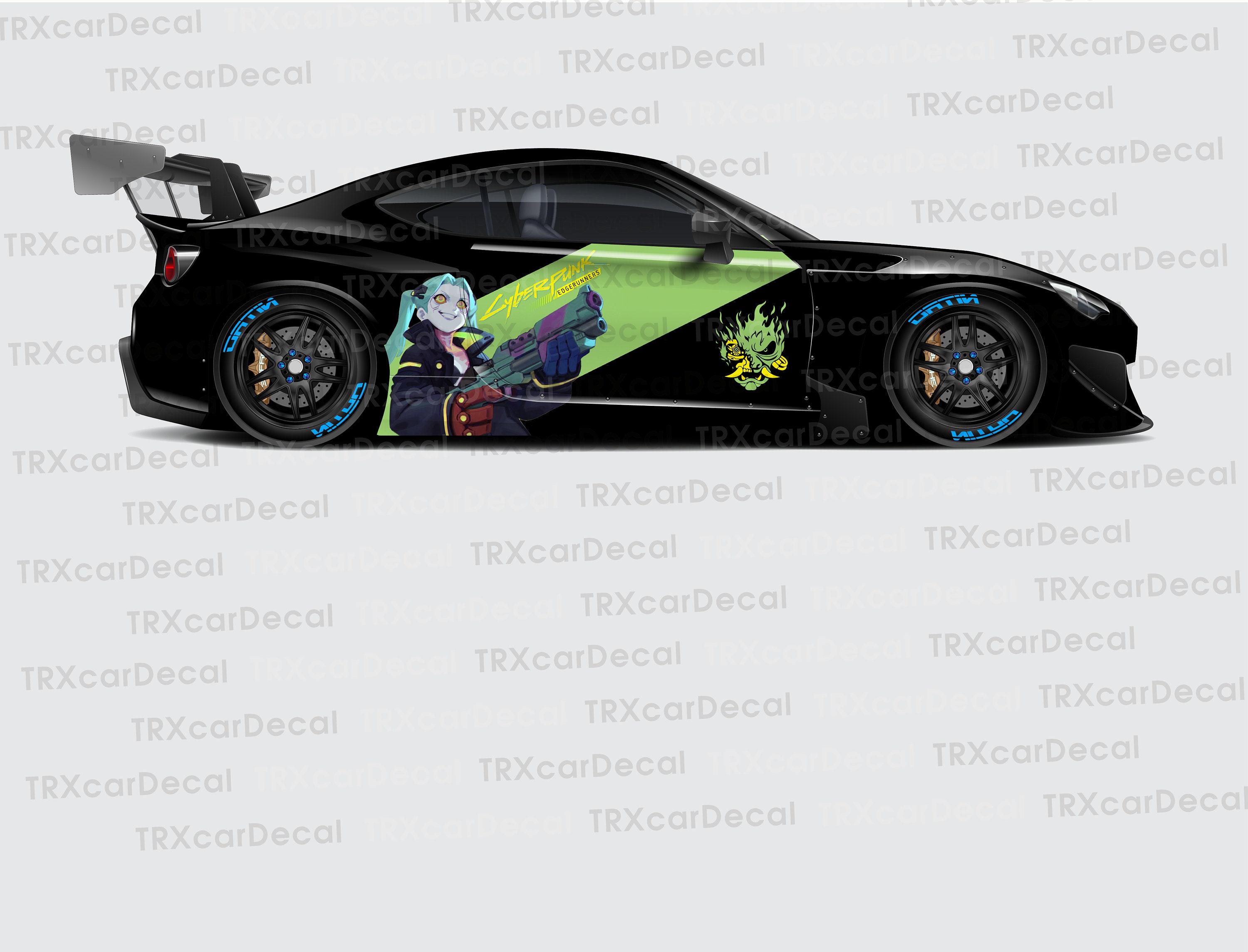 Cyberpunk 2077 Livery, Large Vehicle Graphics, Side Car Decal ...
