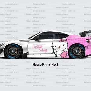 Hello Kitty Car Decal: Comics Character Car Livery - Etsy