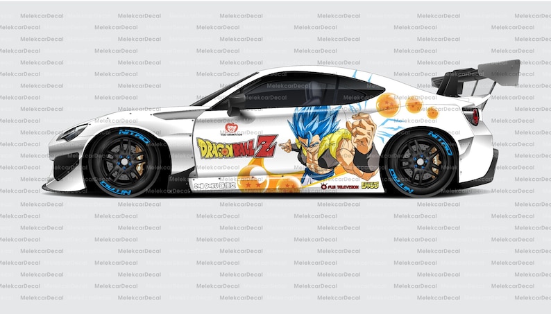 Son Goku Dragon Ball Z Car Decal Car Vinyl Livery Universal - Etsy