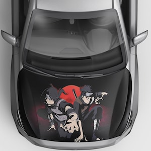 Naruto Itachi Car Wrap Decal, Akatsuki Anime, Anime Ninja Vinyl, Side ...