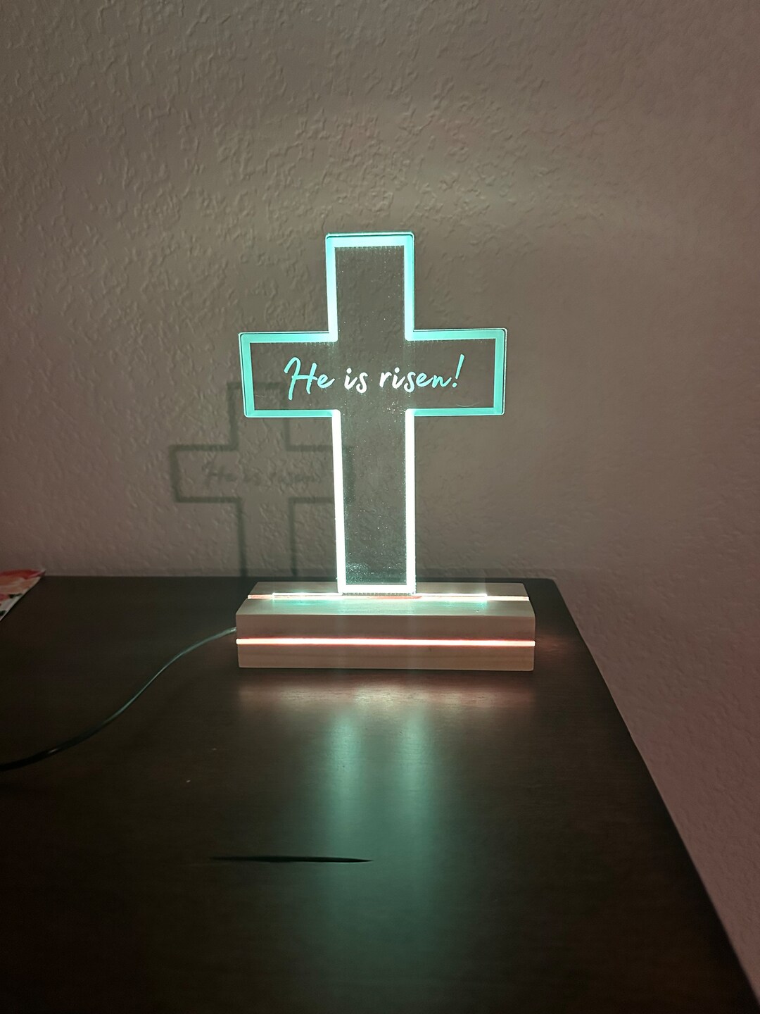Acrylic Bible Verse Night Light, Custom Night Light, Personalized Night ...