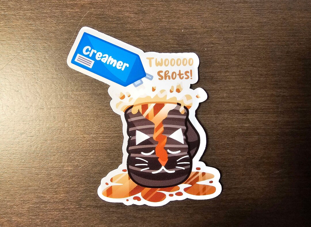 Two Shots Sticker - Etsy