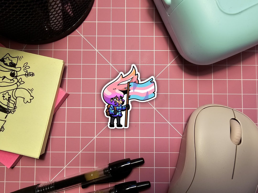 Celeste Trans Pride Sticker - Etsy