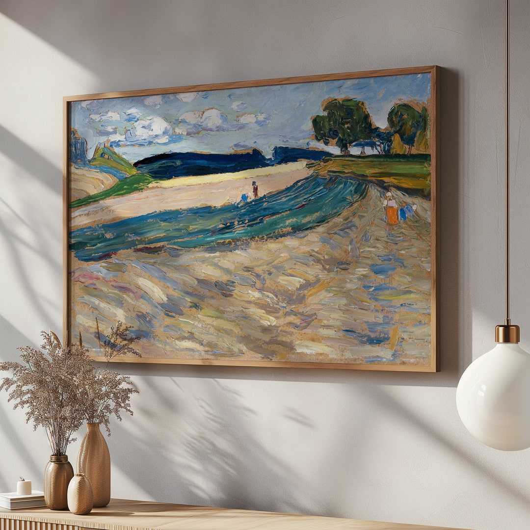 Kandinsky Yellow Field Painting, Vintage Art Print, Canvas Print Wall ...