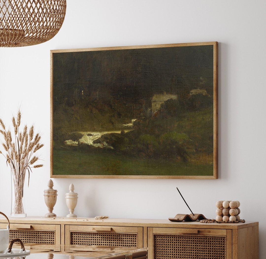 Ramapo Hills by George Inness, Vintage Art Print, Canvas Print Wall Art ...