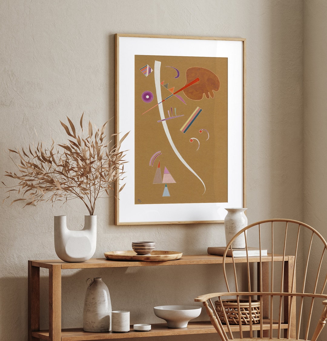 Untitled Wassily Kandinsky, Vintage Art Prints, Canvas Print Wall Art ...