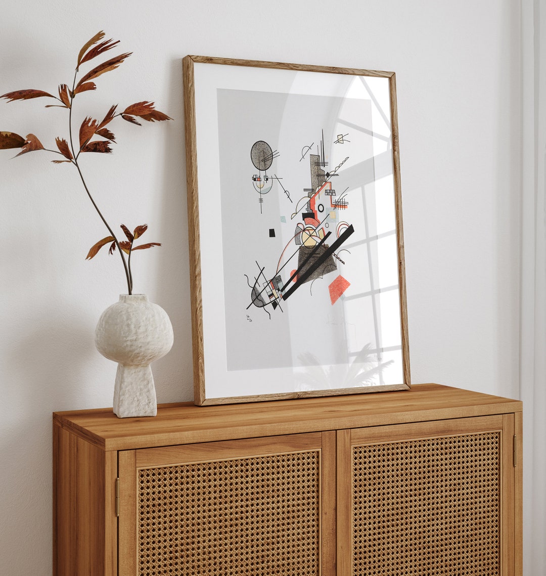 Wassily Kandinsky Joyous Ascent, Vintage Art Prints, Canvas Print Wall ...