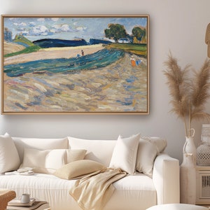 Kandinsky Yellow Field Painting, Vintage Art Print, Canvas Print Wall ...