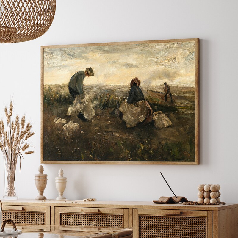 Vintage Harvest Time Print - Etsy UK