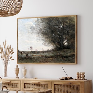The Beech Tree Painting, Vintage Art Print, Canvas Print Wall Art ...