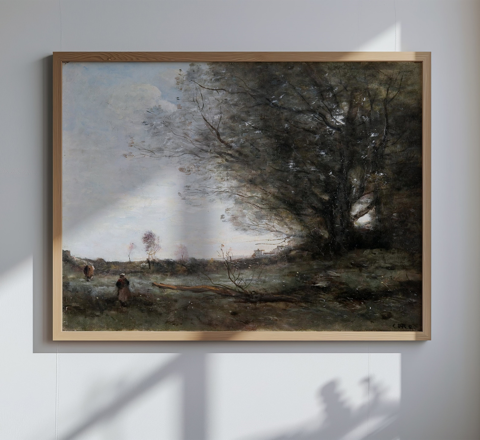 The Beech Tree Painting, Vintage Art Print, Canvas Print Wall Art ...