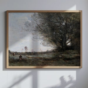 The Beech Tree Painting, Vintage Art Print, Canvas Print Wall Art ...
