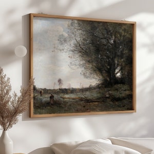 The Beech Tree Painting, Vintage Art Print, Canvas Print Wall Art ...