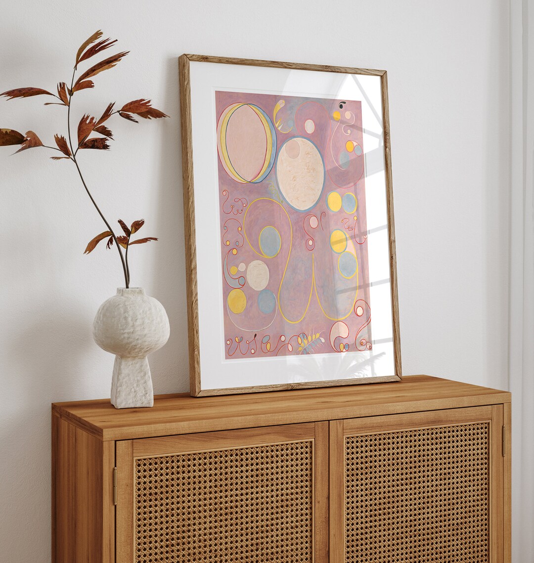 Hilma Af Klint the Ten Largest No 8 Adulthood, Vintage Art Prints, Canvas Print Wall Art ...