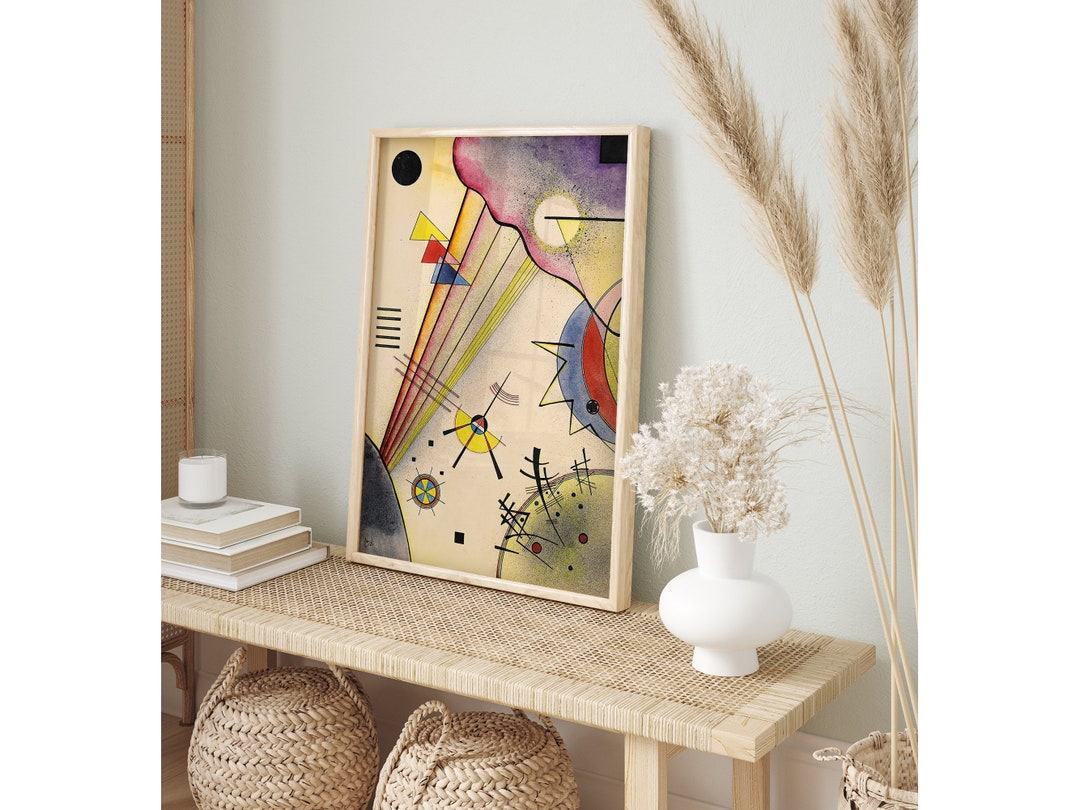 Wassily Kandinsky, Clear Connection, Vintage Art Prints, Canvas Print ...