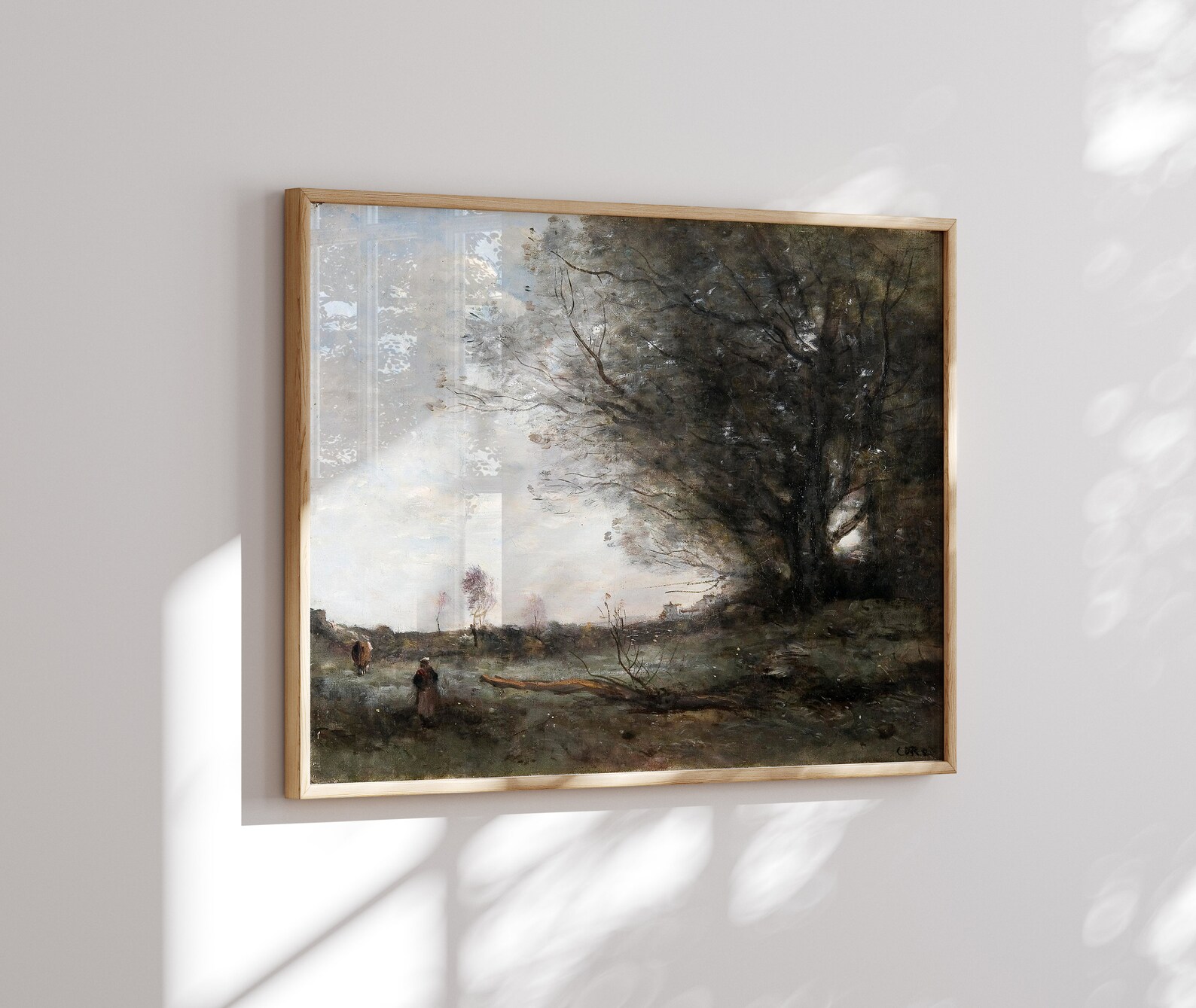 The Beech Tree Painting, Vintage Art Print, Canvas Print Wall Art ...