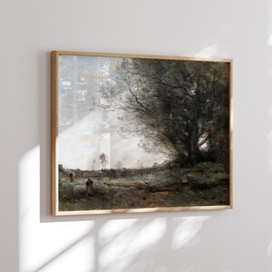 The Beech Tree Painting, Vintage Art Print, Canvas Print Wall Art ...