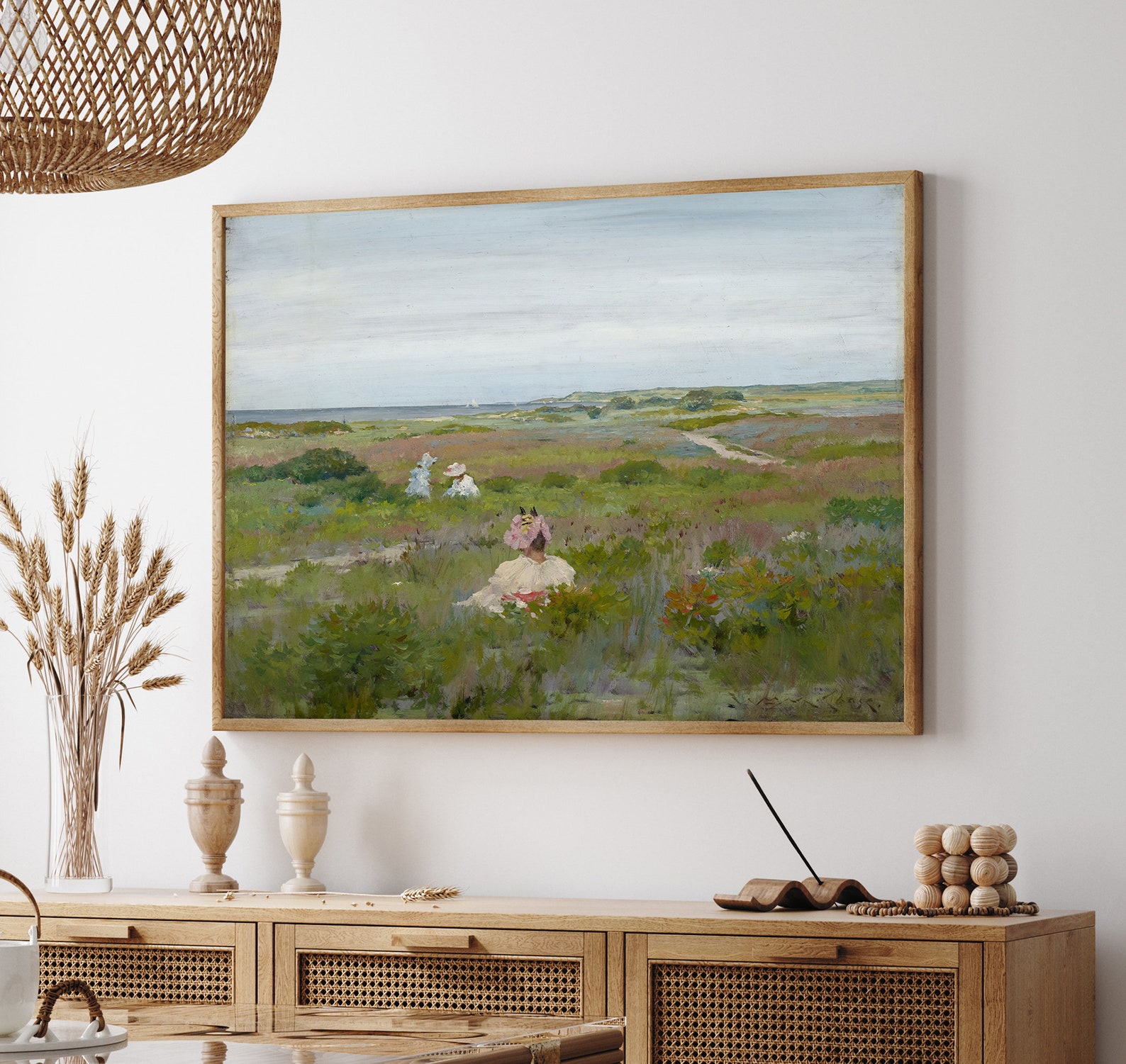 Long Island Vintage Painting, Vintage Art Print, Canvas Print Wall Art ...