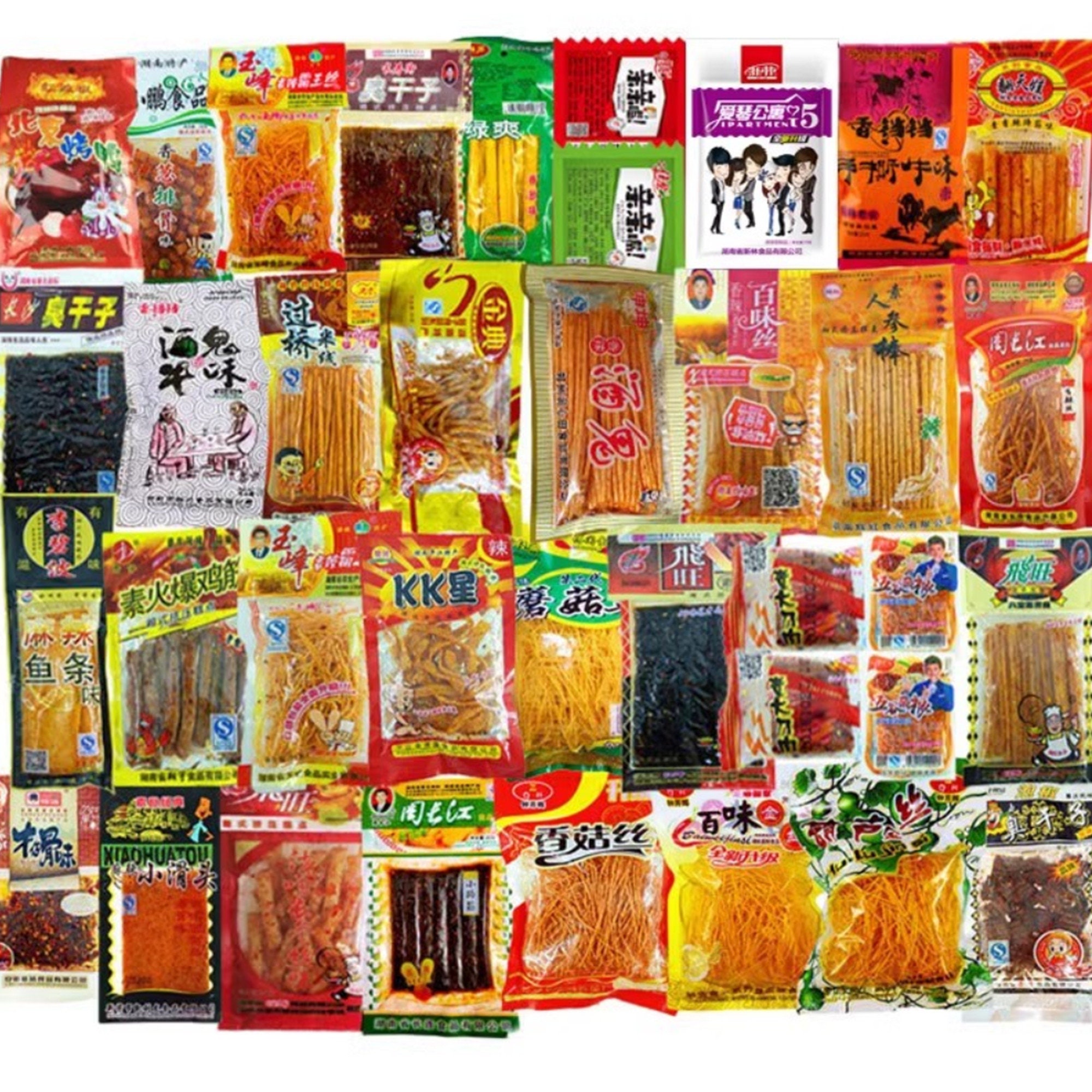 10/20/30/50 Mixed Spicy Snack Box Random Chinese Spicy Food - Etsy