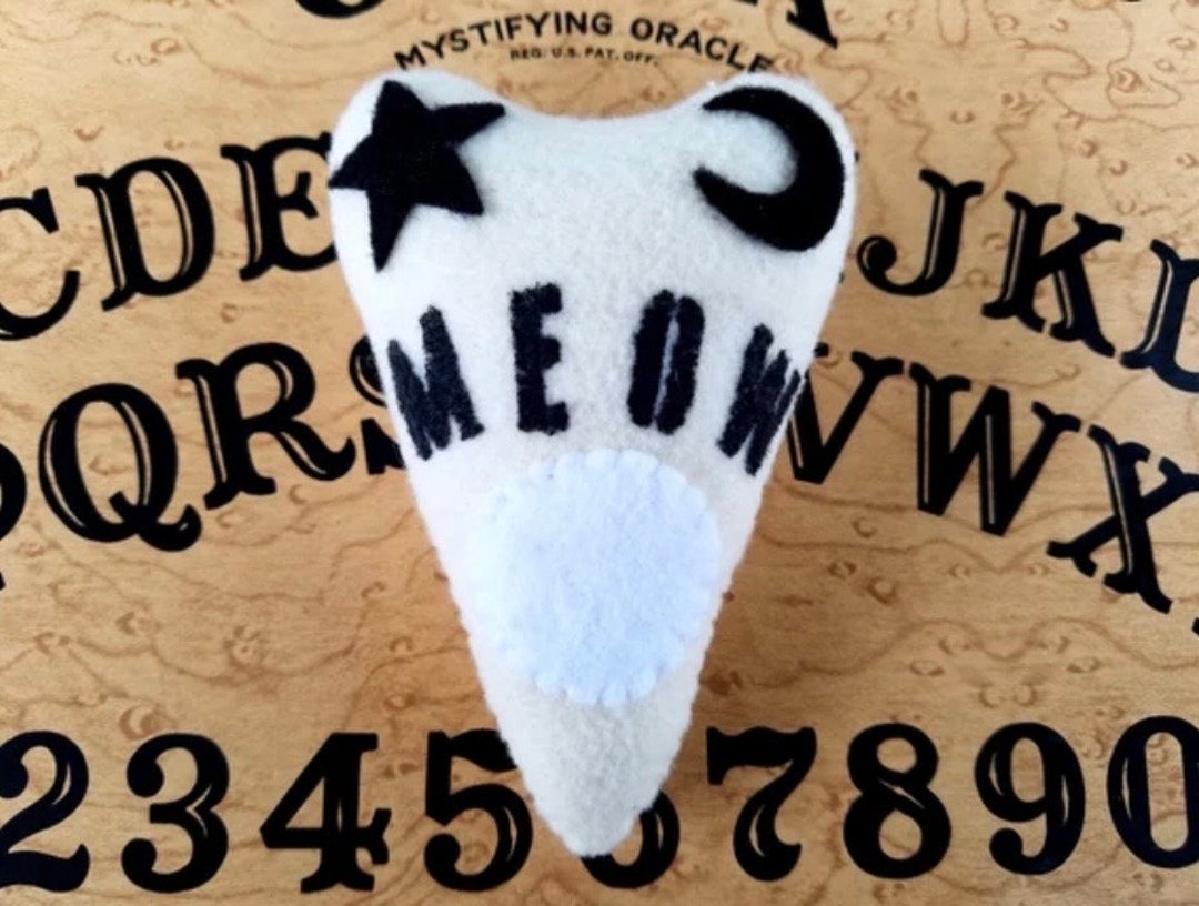 Ouija Board Planchette Halloween Cat Toy - Etsy