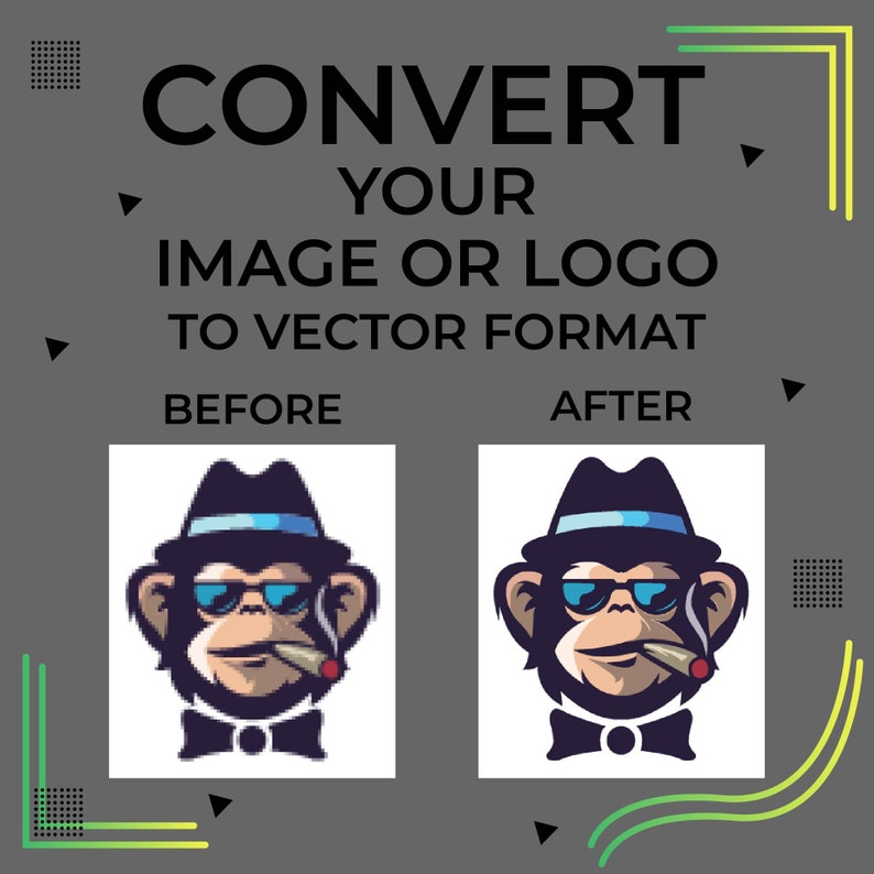 Image to Vector Vector Art Photo to SVG Convert to Vector Graphics Logo ...