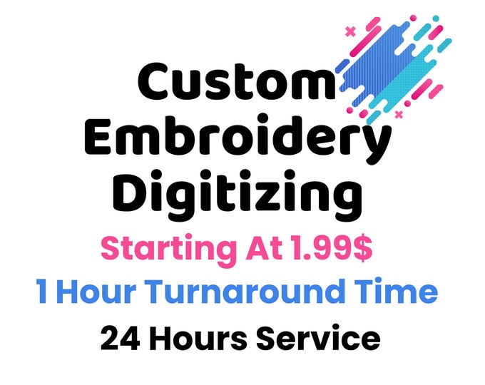 Custom Embroidery Digitizing, Image Digitizing, Custom Digitize, Logo ...