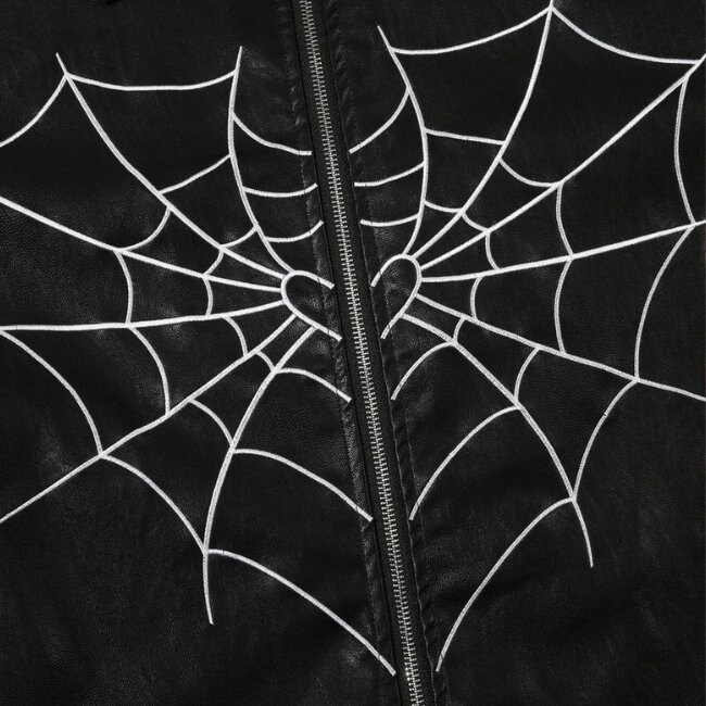 Winter Warm Jacket Leather Zip Up, Alt Clothing, Oversized Clothing ...