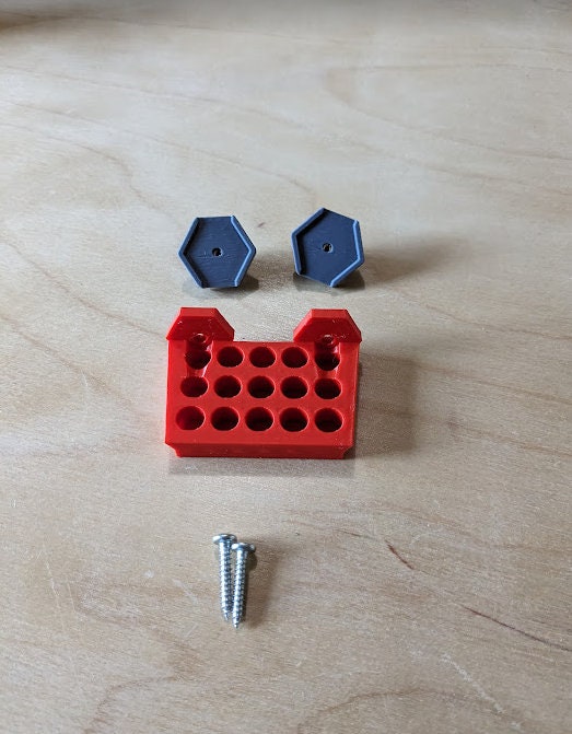 Tool Bit Mount Free Shipping IKEA Skadis Locking Pegboard - Etsy
