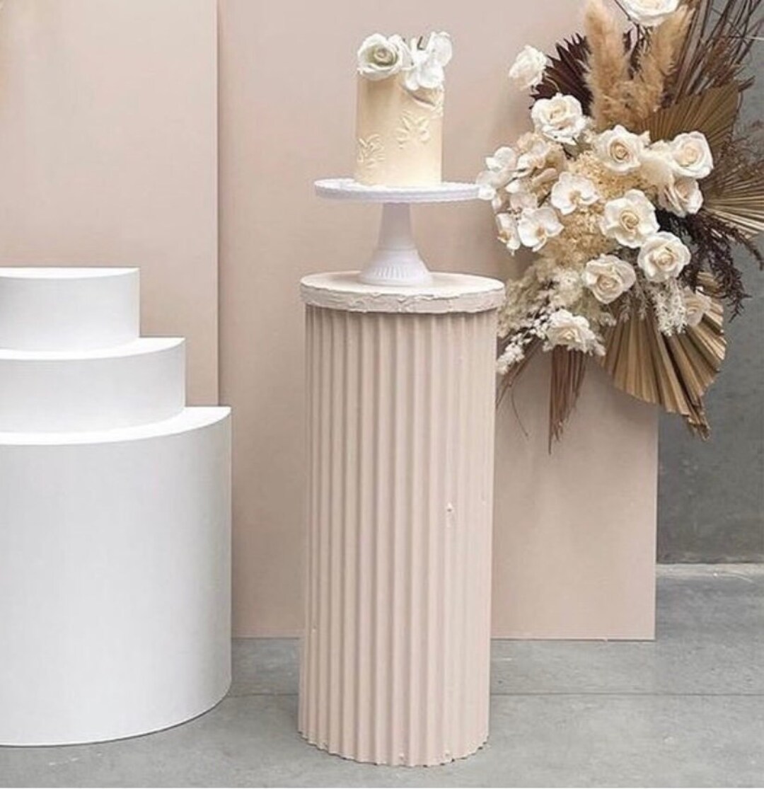 CAKE HOLDERS Set of 3 30 Inches Tall Cake CYLINDERS Any Color Any Size ...