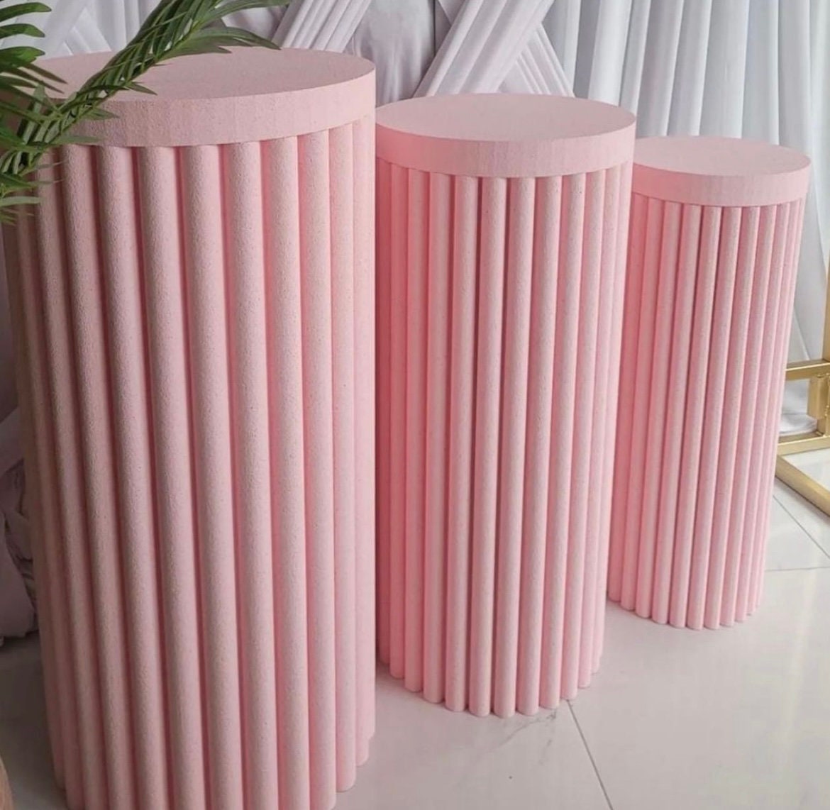 CAKE HOLDERS Set of 3 30 Inches Tall Cake CYLINDERS Any Color Any Size ...