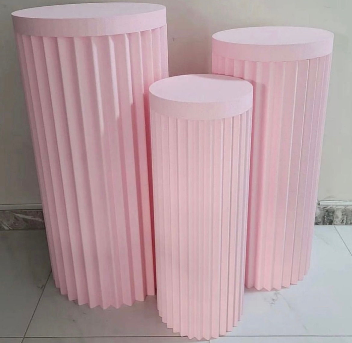 CAKE HOLDERS Set of 3 30 Inches Tall Cake CYLINDERS Any Color Any Size ...