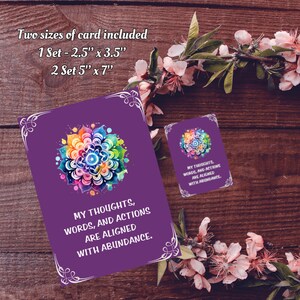 Printable Mandala Abundance Cards| Digital Download| PDF | Financial ...
